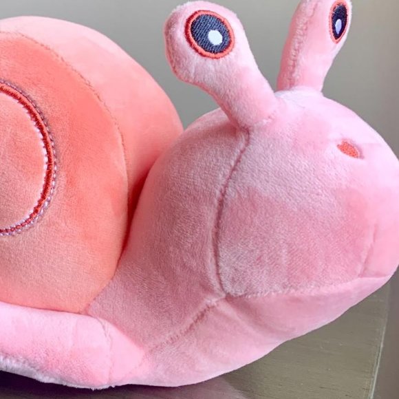 Toys | Cuddly Pink Plush Critter Snail Snails Slug Stuffed Animal Soft ...